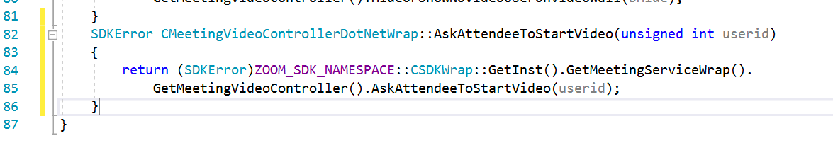 C# wrapper | Meeting SDK | Win