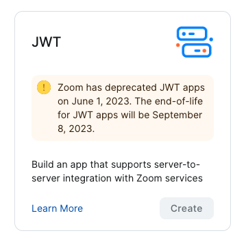 JWT deprecation guide