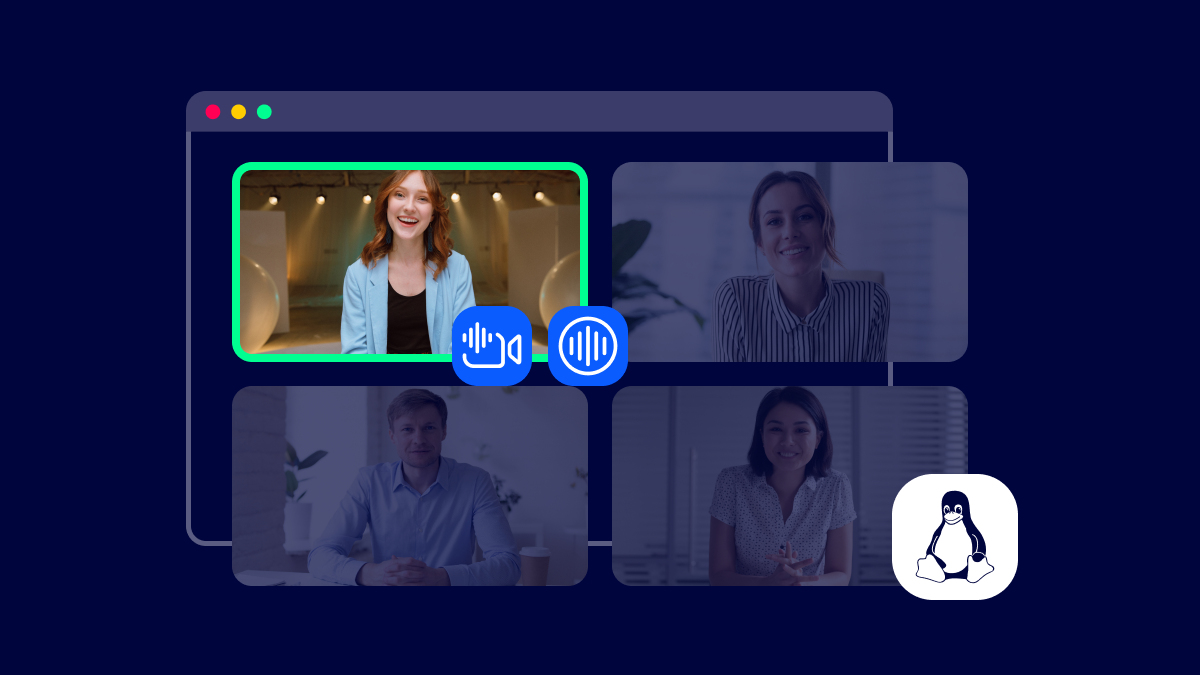 How to get raw streaming video and audio from Video SDK web sessions using Linux