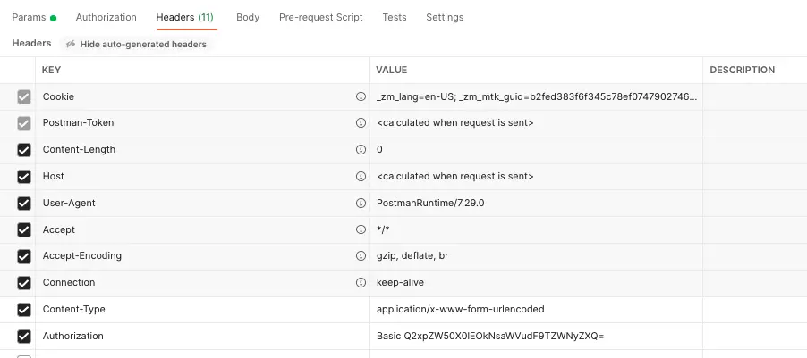 Zoom OAuth 2.0 Proof Key for Code Exchange (PKCE) Flow