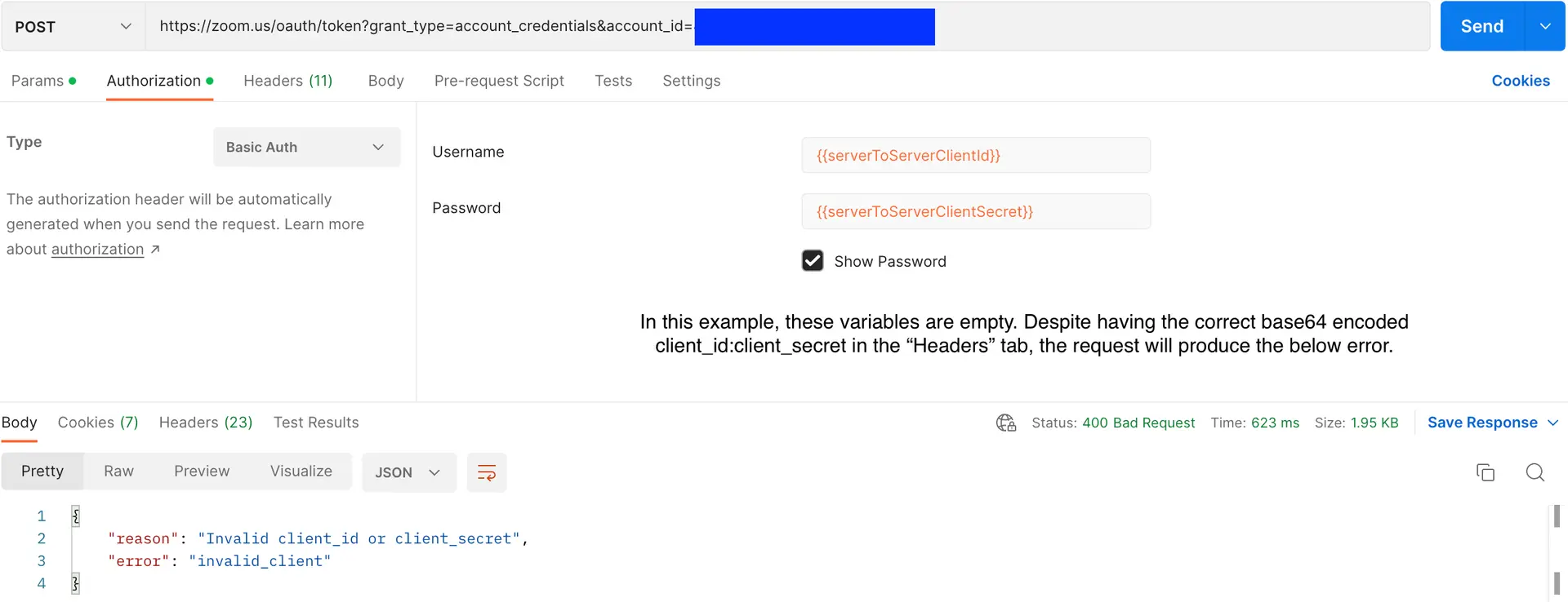 Troubleshooting Server-to-Server OAuth access tokens
