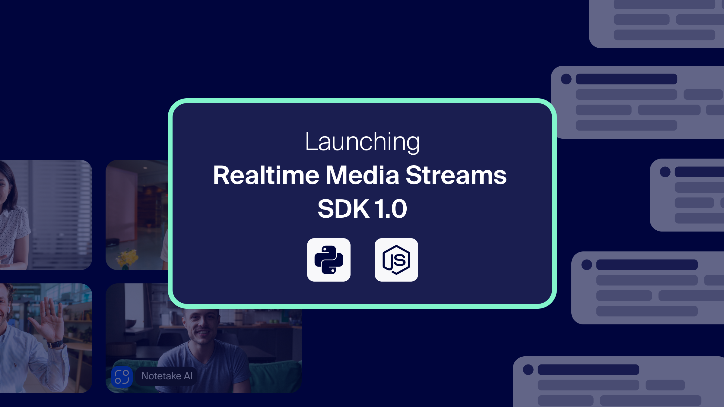 Launching the RTMS SDK for Node.js and Python - Zoom Developer Blog