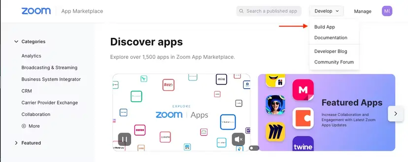 Setting up your Zoom App