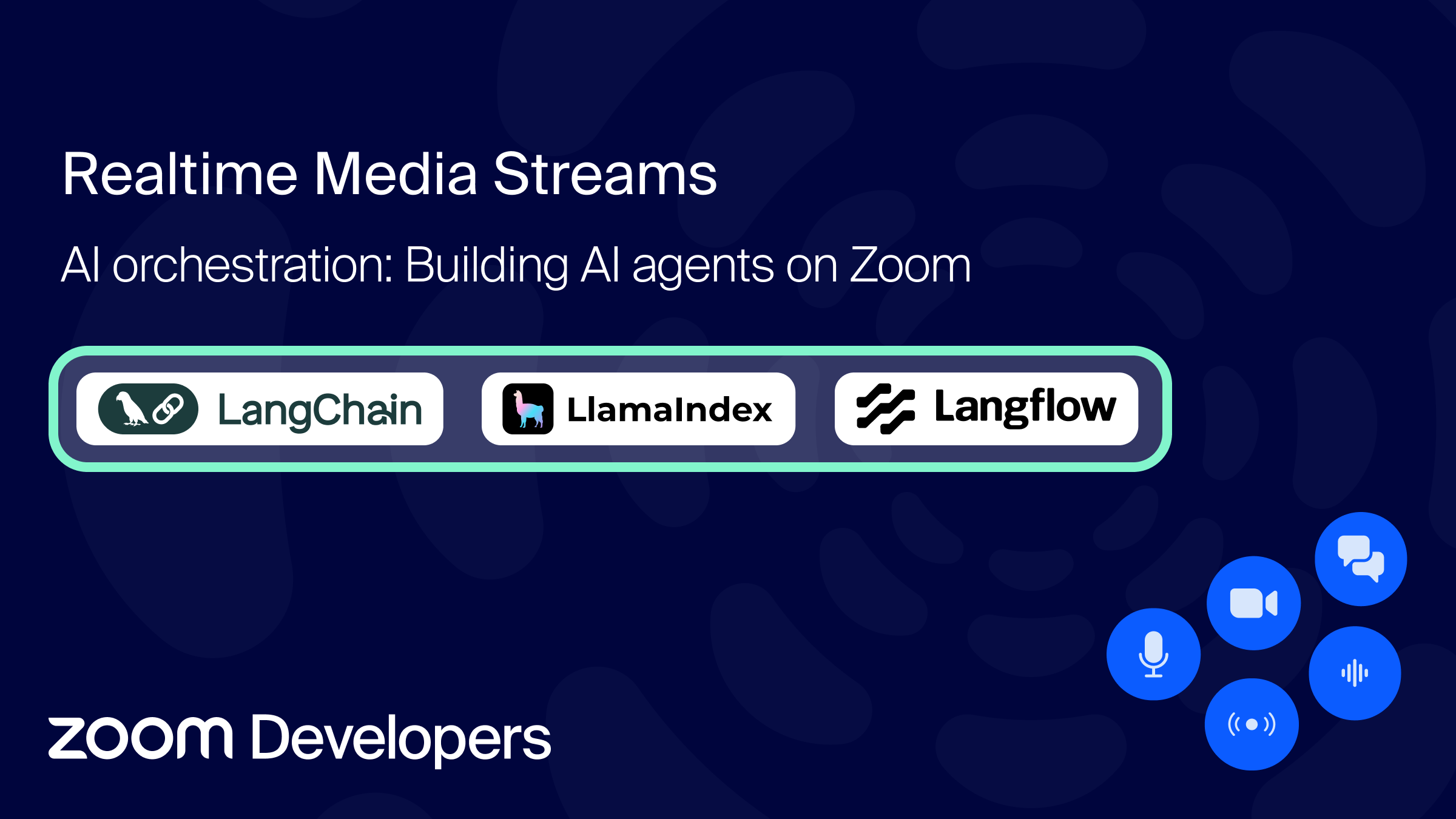 Realtime Media Streams & AI orchestration: Building AI agents on Zoom