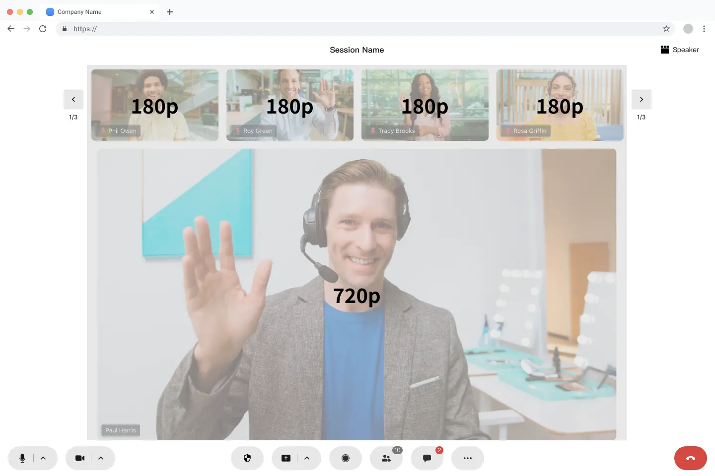 Video Resolution with the Video SDK
