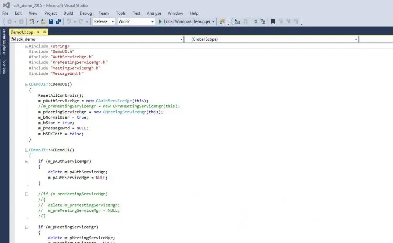 Set up and initialize
