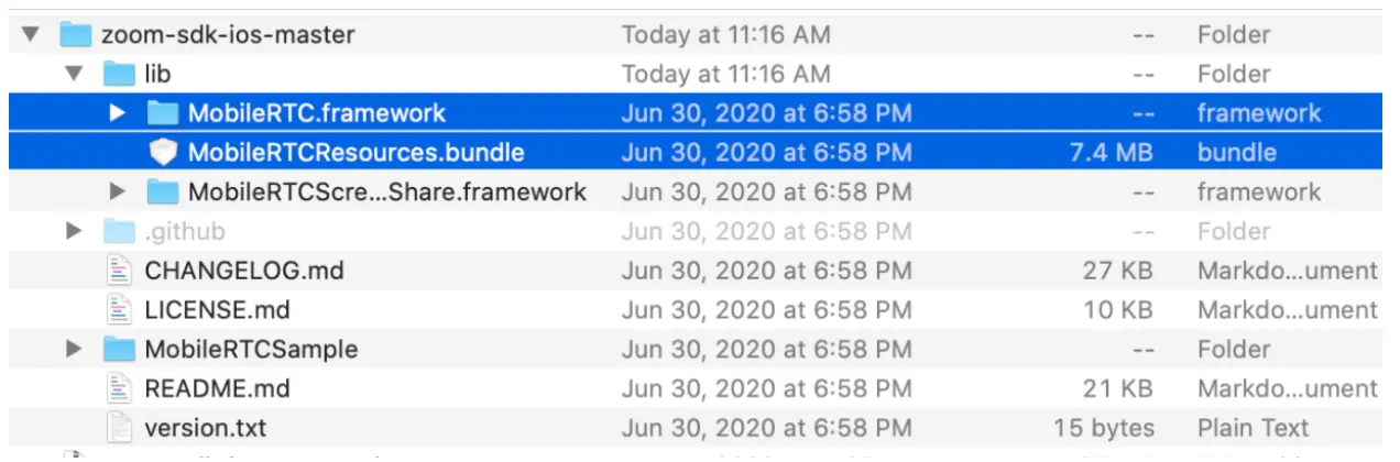 Build an app | MSDK | iOS