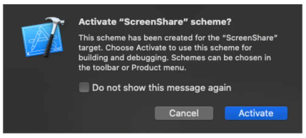 Screen sharing