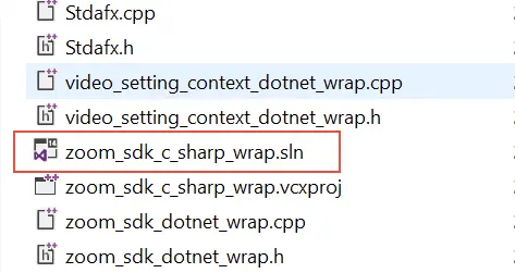 C# wrapper | Meeting SDK | Win