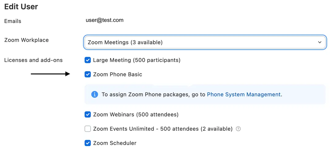 Set up Zoom licenses, SMS, and admin - Phone - Zoom Developer Docs