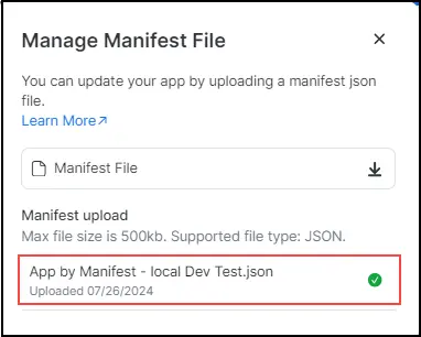 manifests - beta