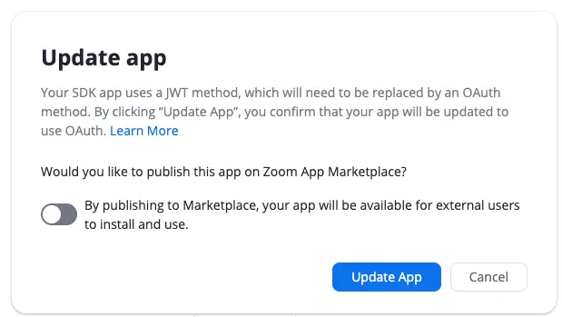 JWT app type migration guide