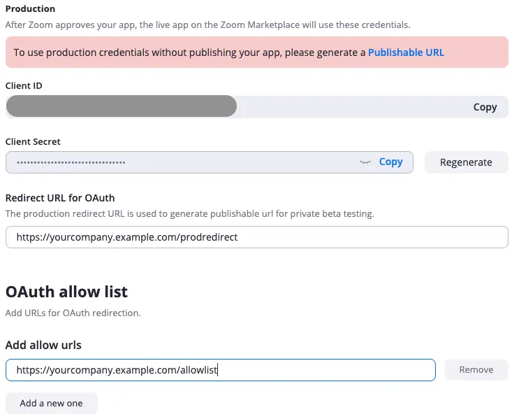 Create a Meeting SDK App
