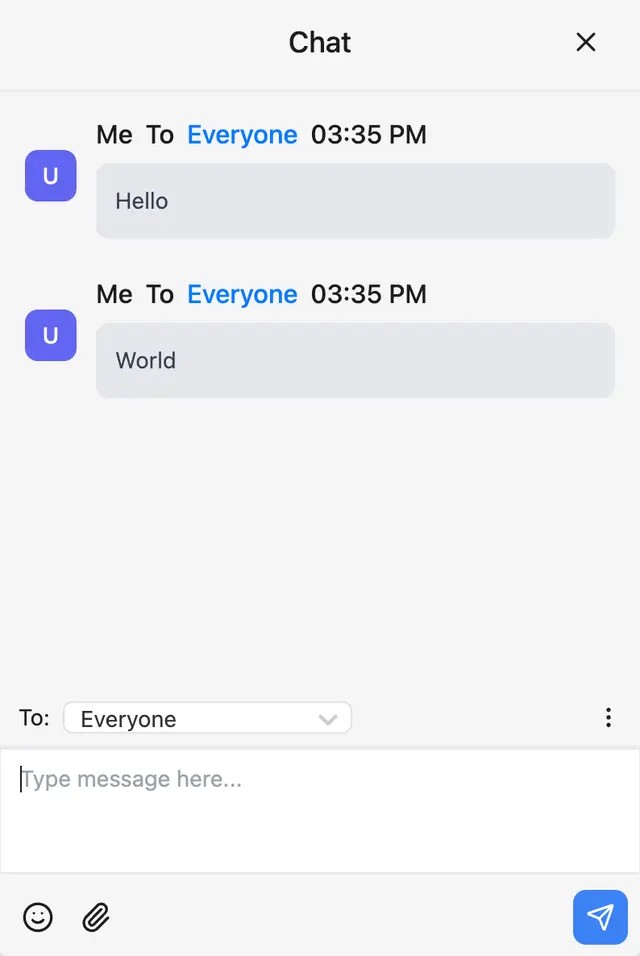 Video SDK - web - UI Toolkit