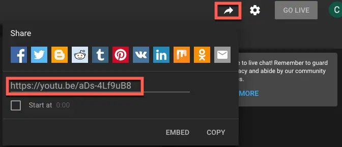 Video SDK - web - Live streaming