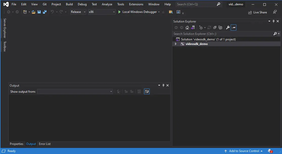 Video SDK - Windows - Get started