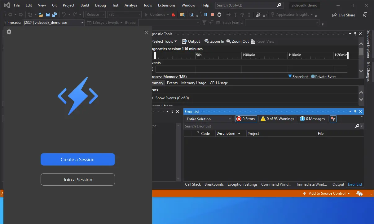 Video SDK - Windows - Get started