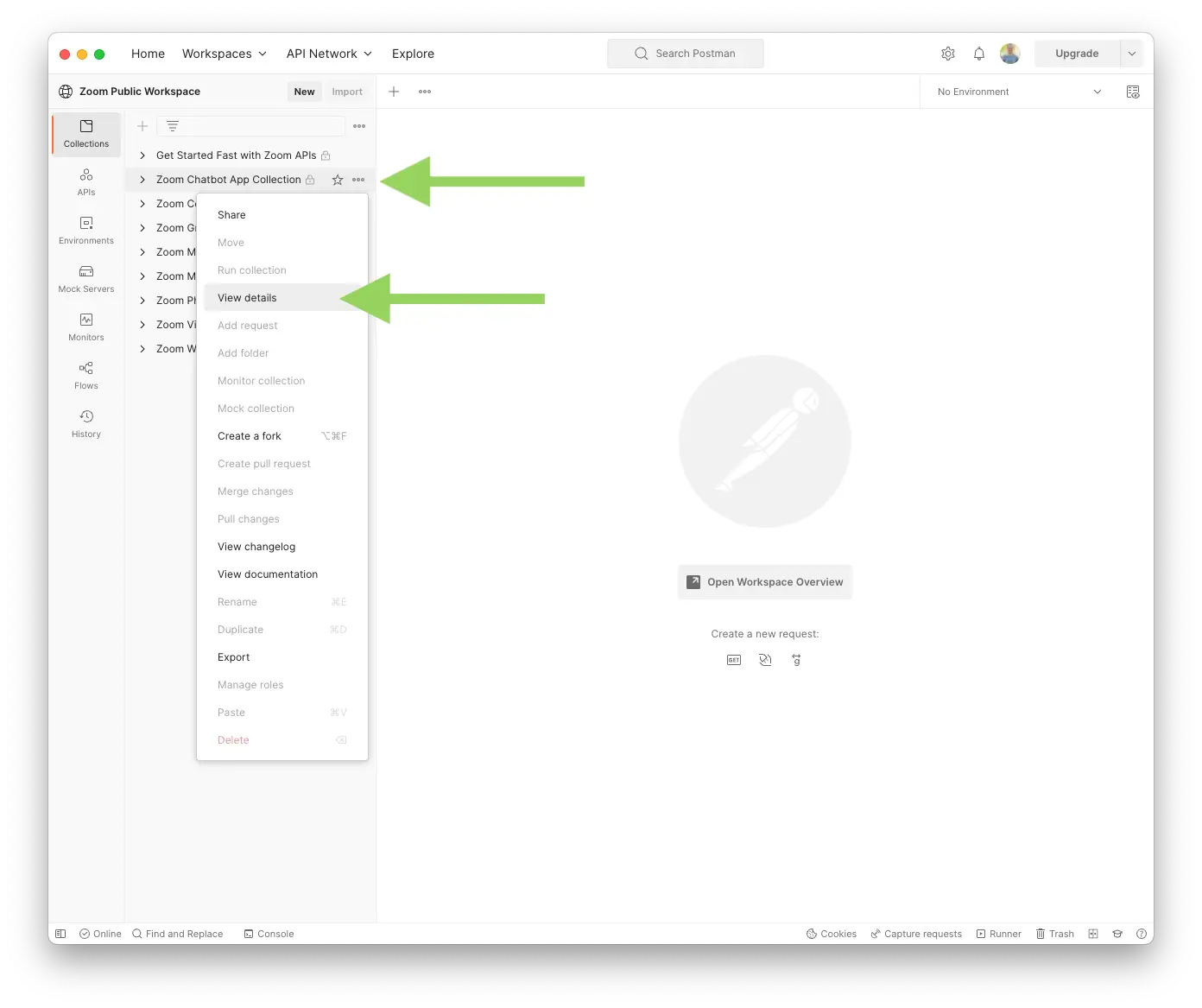 Using Postman to Test Zoom Chat Apps