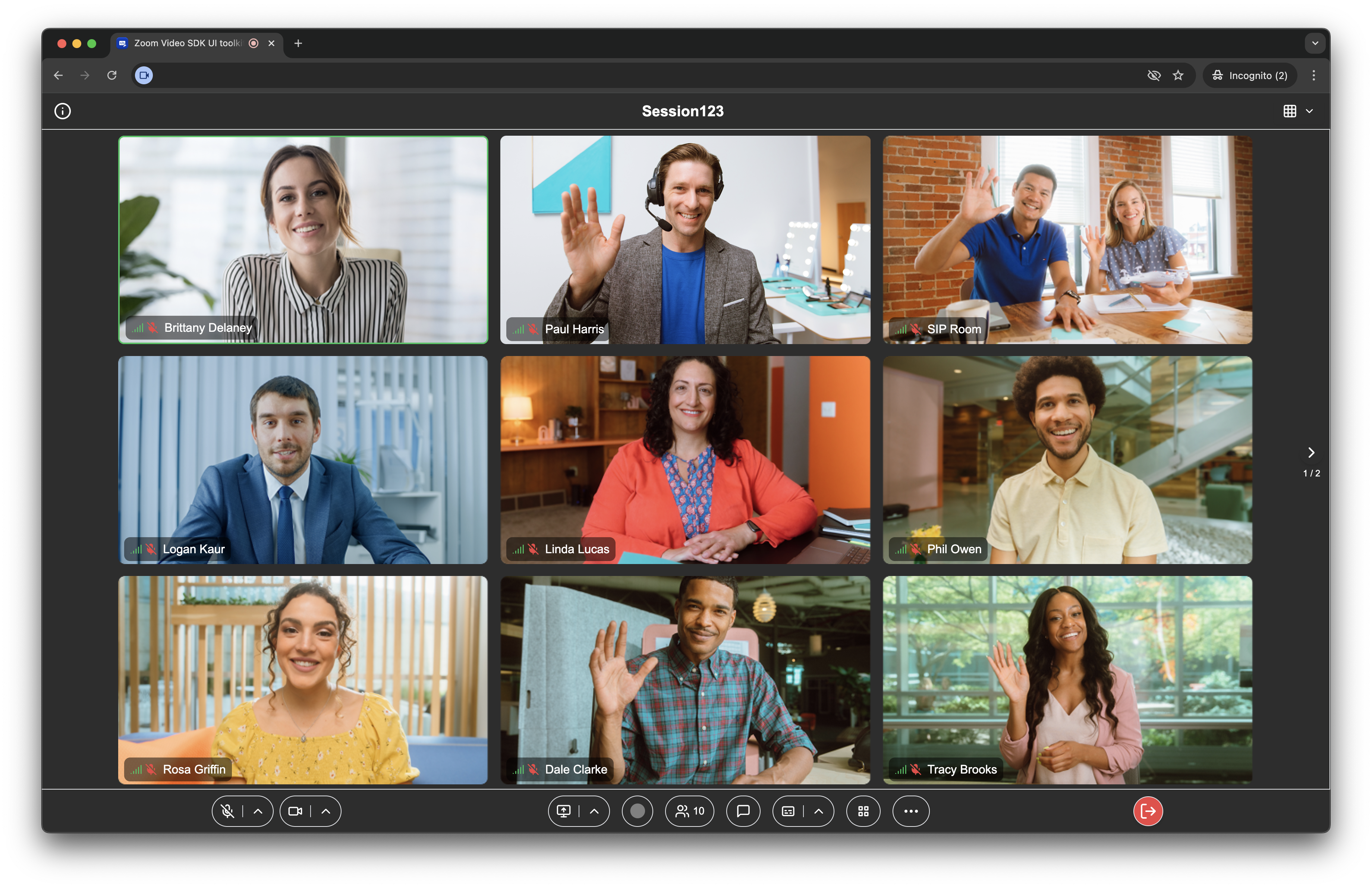 Video SDK - web - UI Toolkit