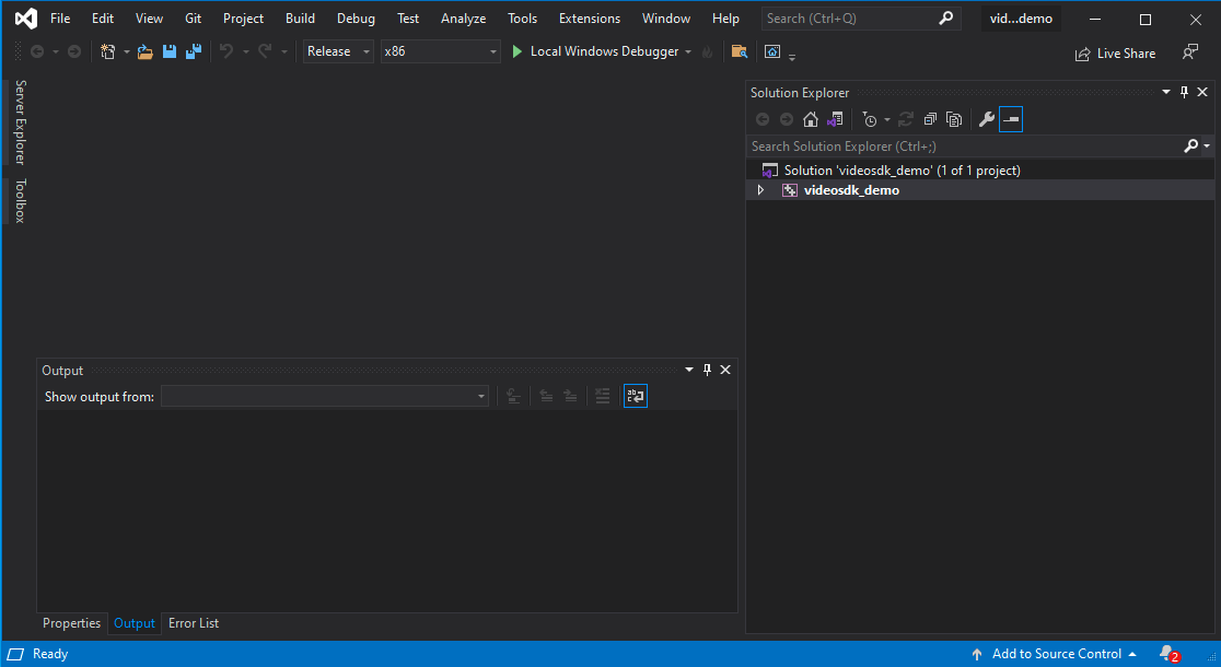 Video SDK - Windows - Get started