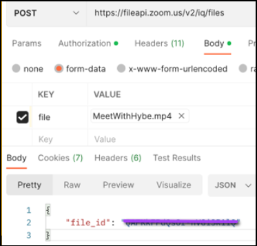 Add conversations upload recording, transcripts, metadata files