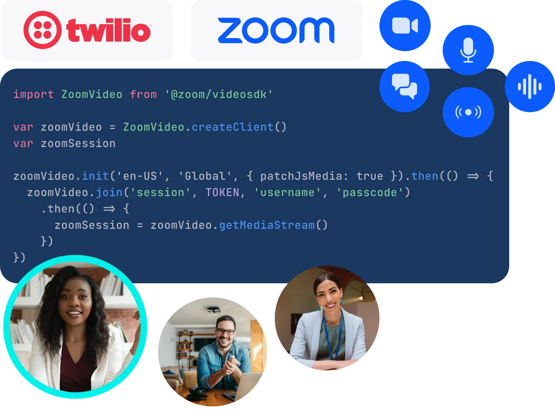 Zoom Video SDK - Migrate from Twilio Programmable Video